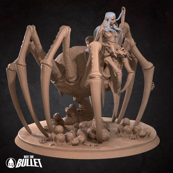 3D Printable Lolth, Queen of Spiders (2 Versions) [NSFW] by Bite the Bullet